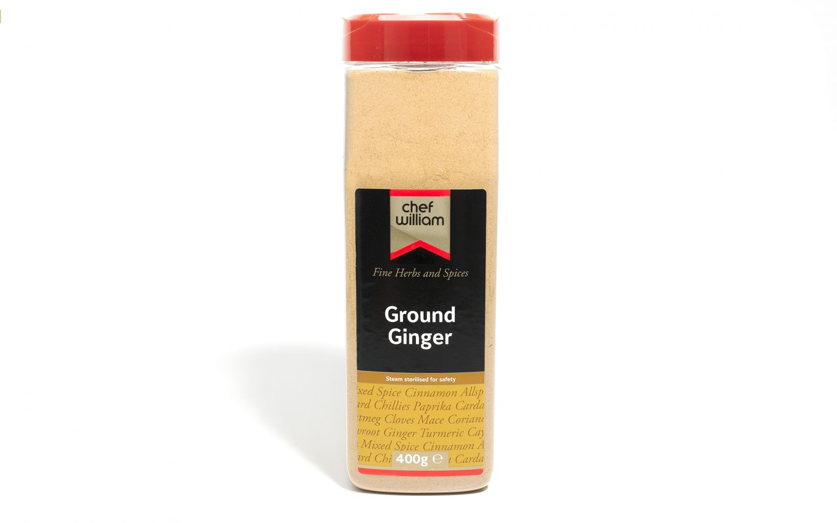 CHEF WILLIAM GROUND GINGER 400g – The Atrium Cash & Carry